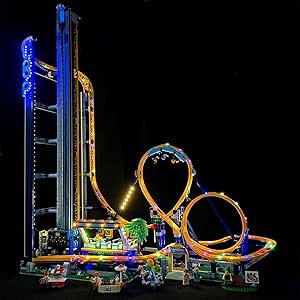 Amazon.com: TIANQING LED Lighting Kit for Lego 10303 Loop Coaster, Compatible with Lego 10303 ...