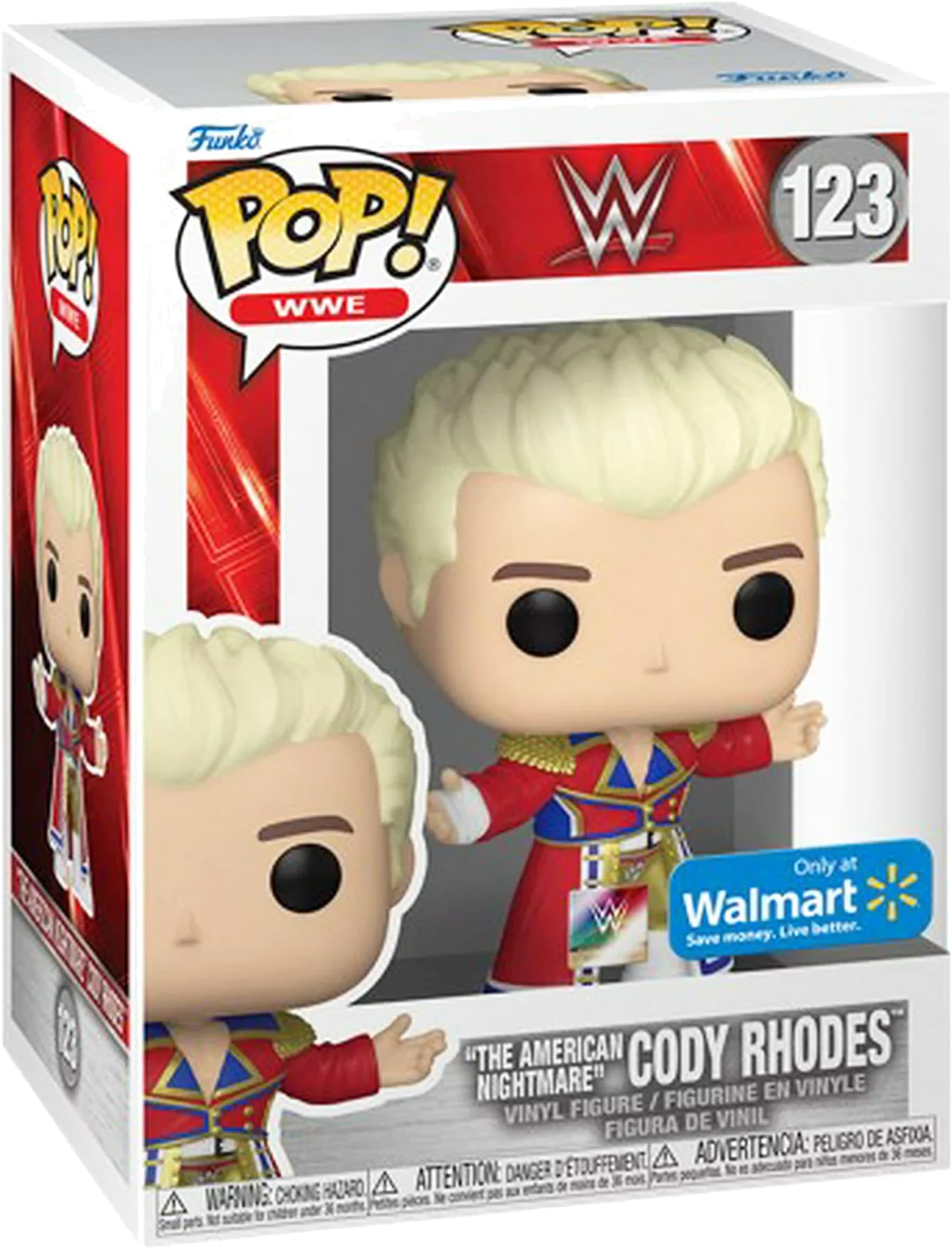 Amazon.com: Funko WWE The American Nightmare Cody Rhodes Pop! Vinyl ...