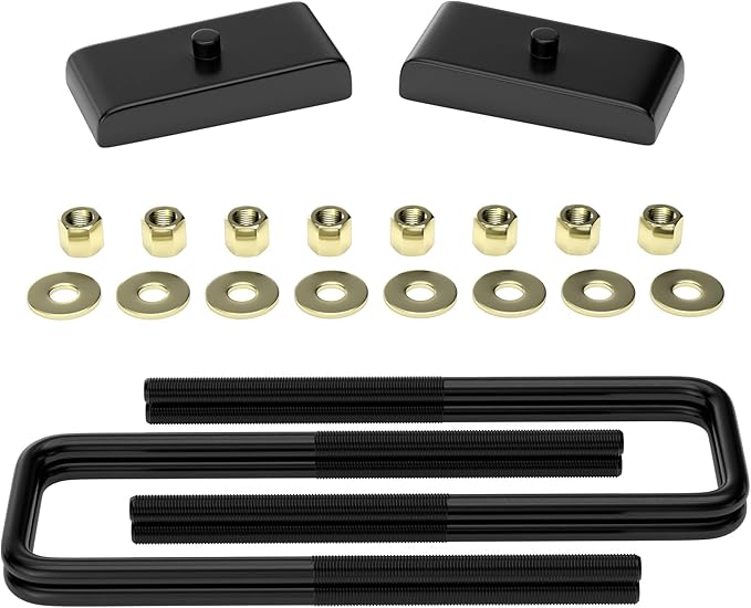 Amazon.com: Richeer 1 Inch Rear Lift Block Compatible With 1999-2023 ...