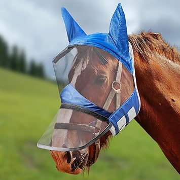Amazon.com: Horse Fly Mask,Horse Fly Mask with Nose,Masks for Horses ...