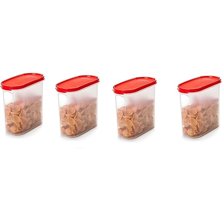 Buy Signoraware Modular Oval Plastic Container Set, 1.7 Litres, Set of ...