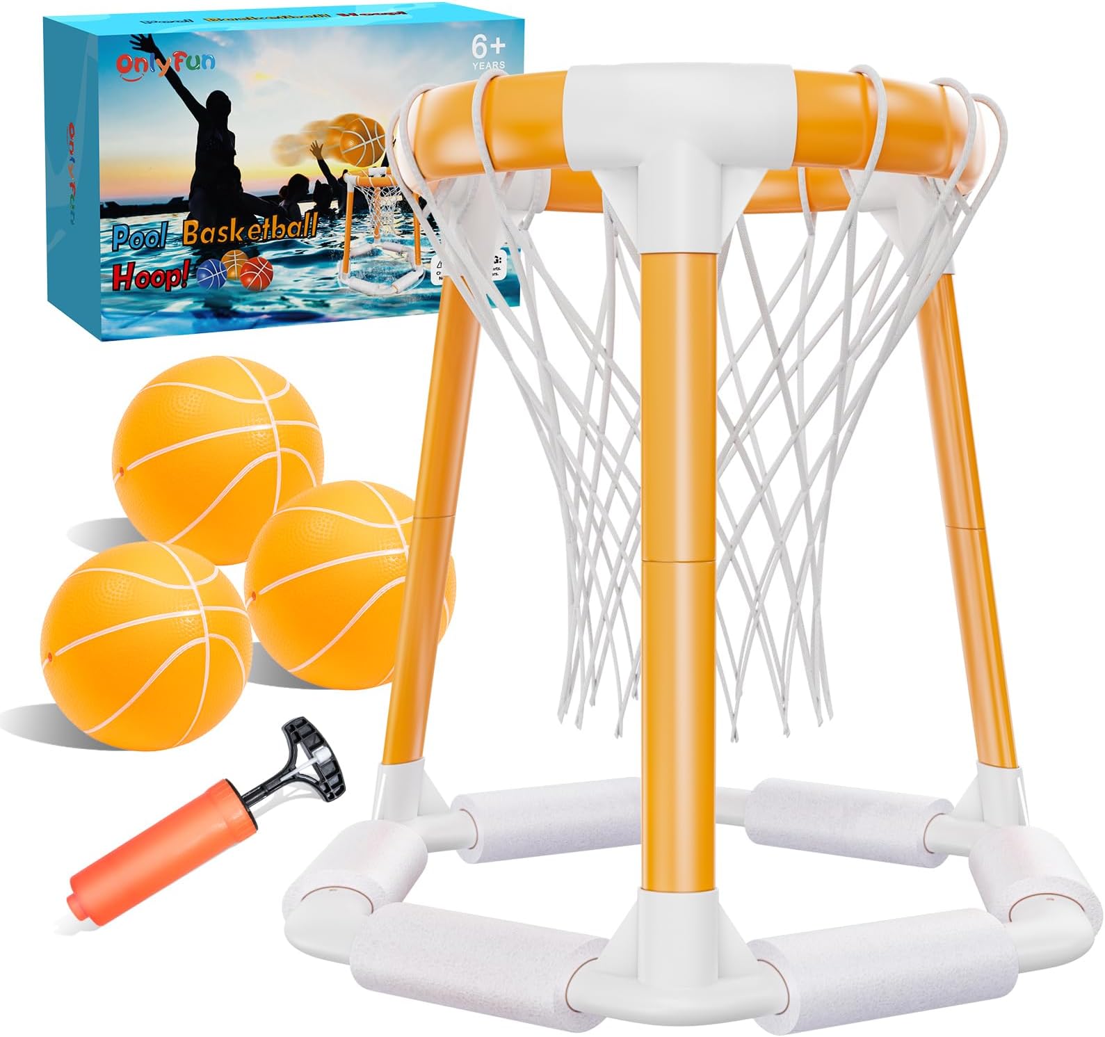 Amazon.com: SWIMLINE Pool Basketball Hoop Floating Or Poolside Game ...