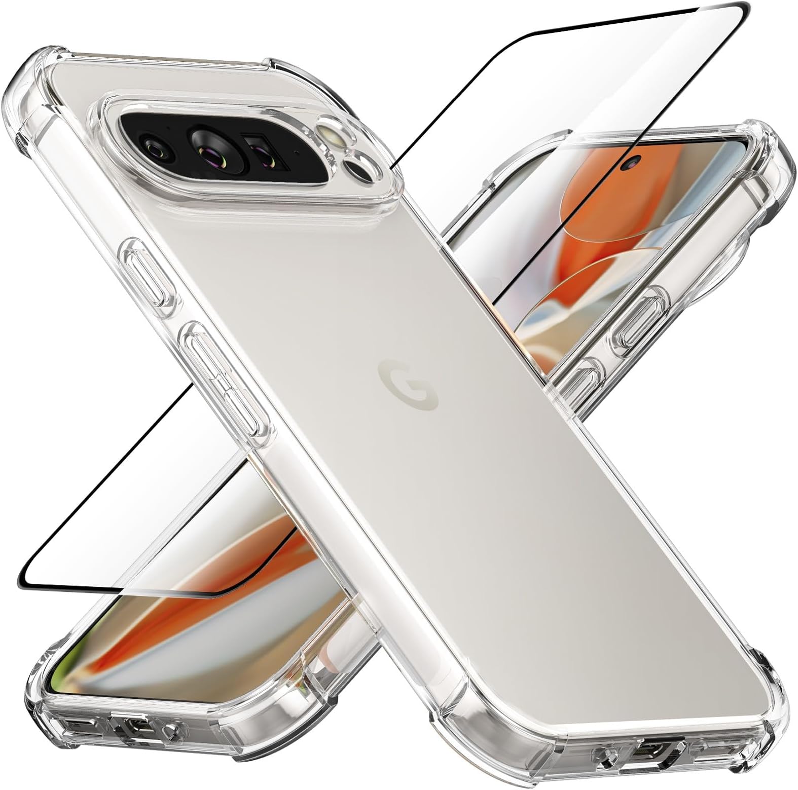 Amazon.com: Cresee for Google Pixel 9 Pro XL Case + Screen Protector ...