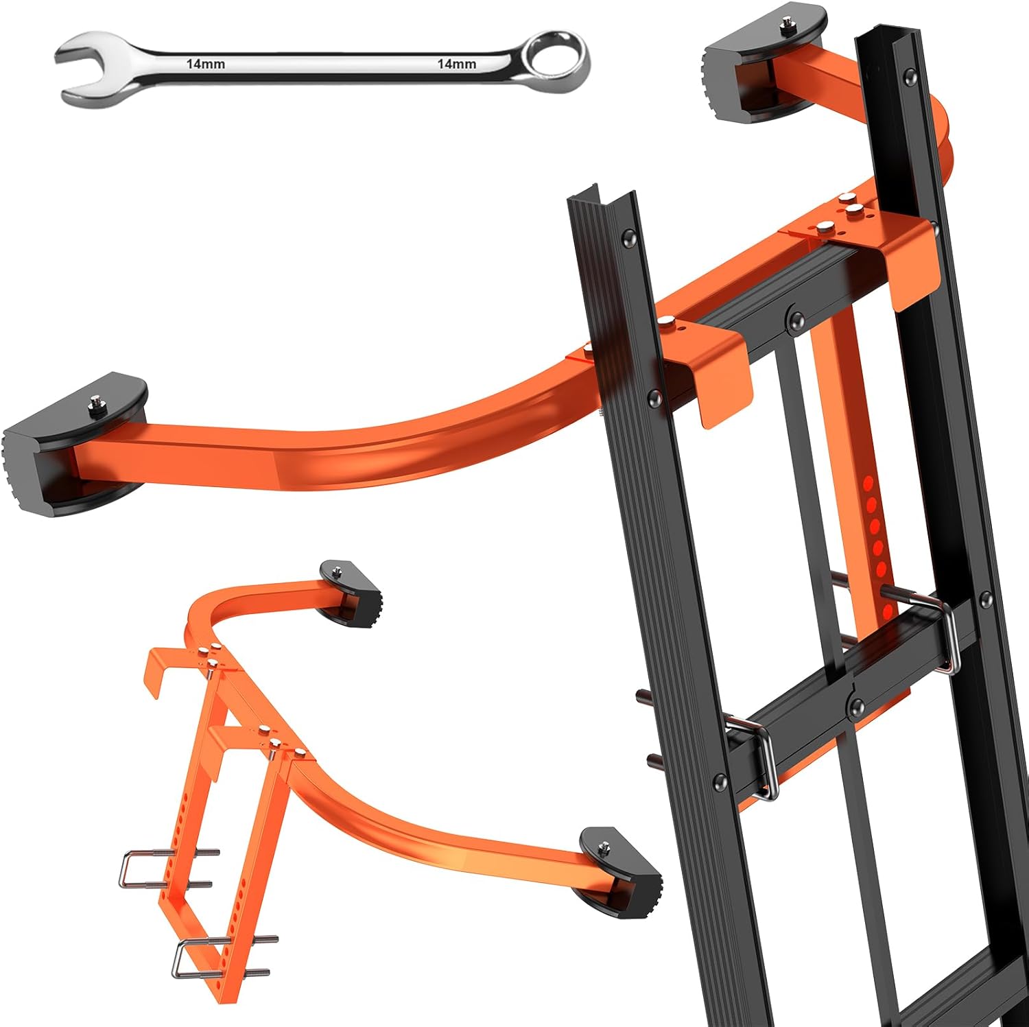 Ladder Stabilizer, Extended Ladder Stabilizer for Roof with Wall ...