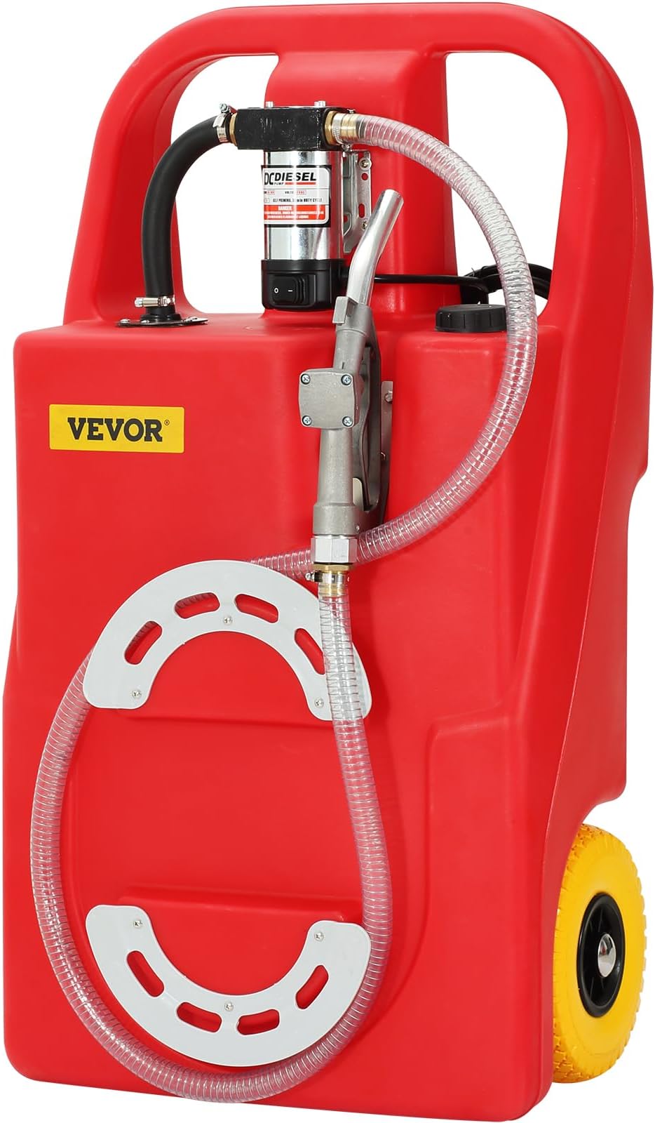 Amazon.com: VEVOR Fuel Caddy, 32 Gallon, Portable Fuel Storage Tank On ...