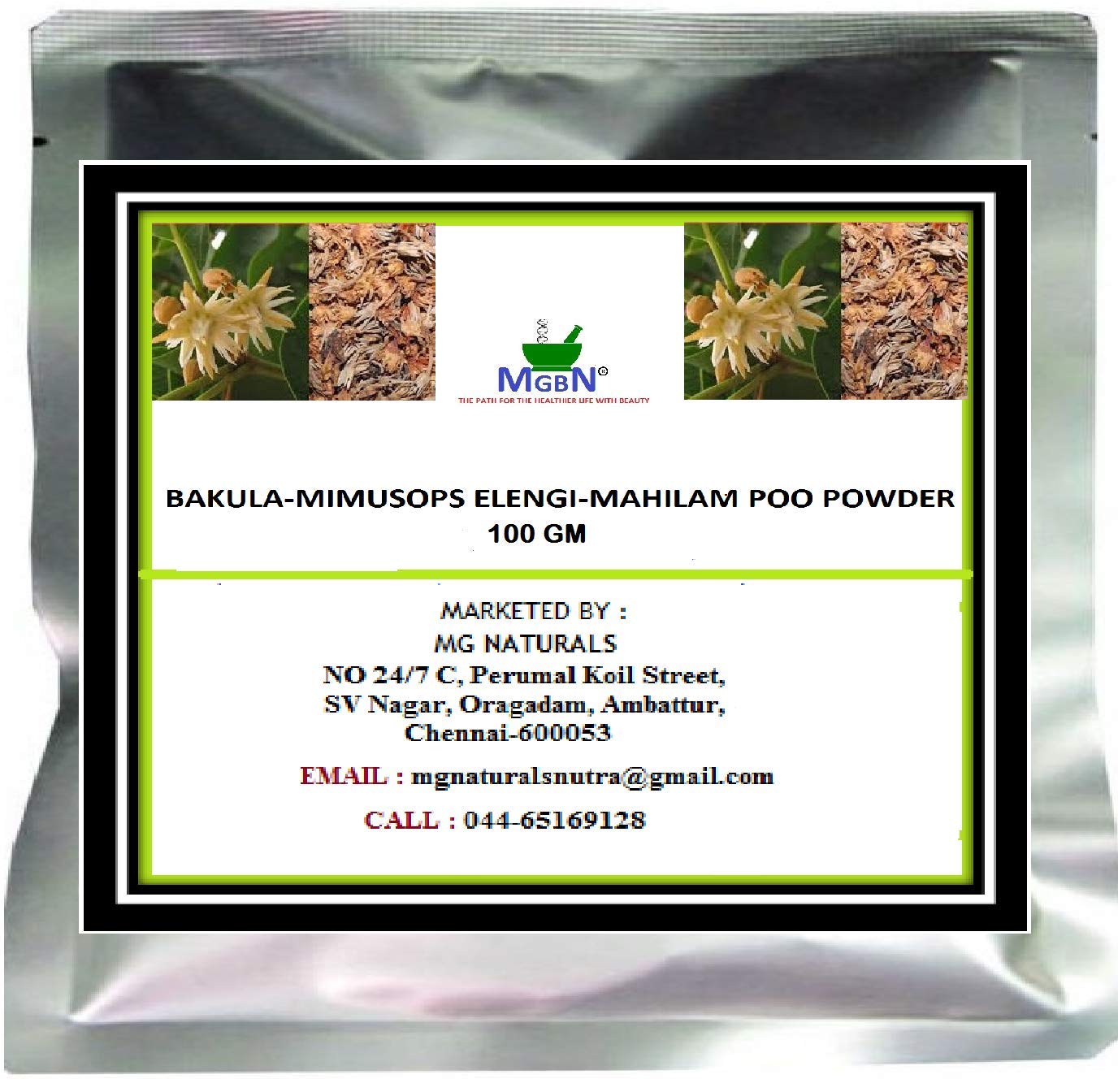 MAULSARI-MIMUSOPS ELENGI-MAHILAM POO POWDER 100 GM : Amazon.in: Beauty