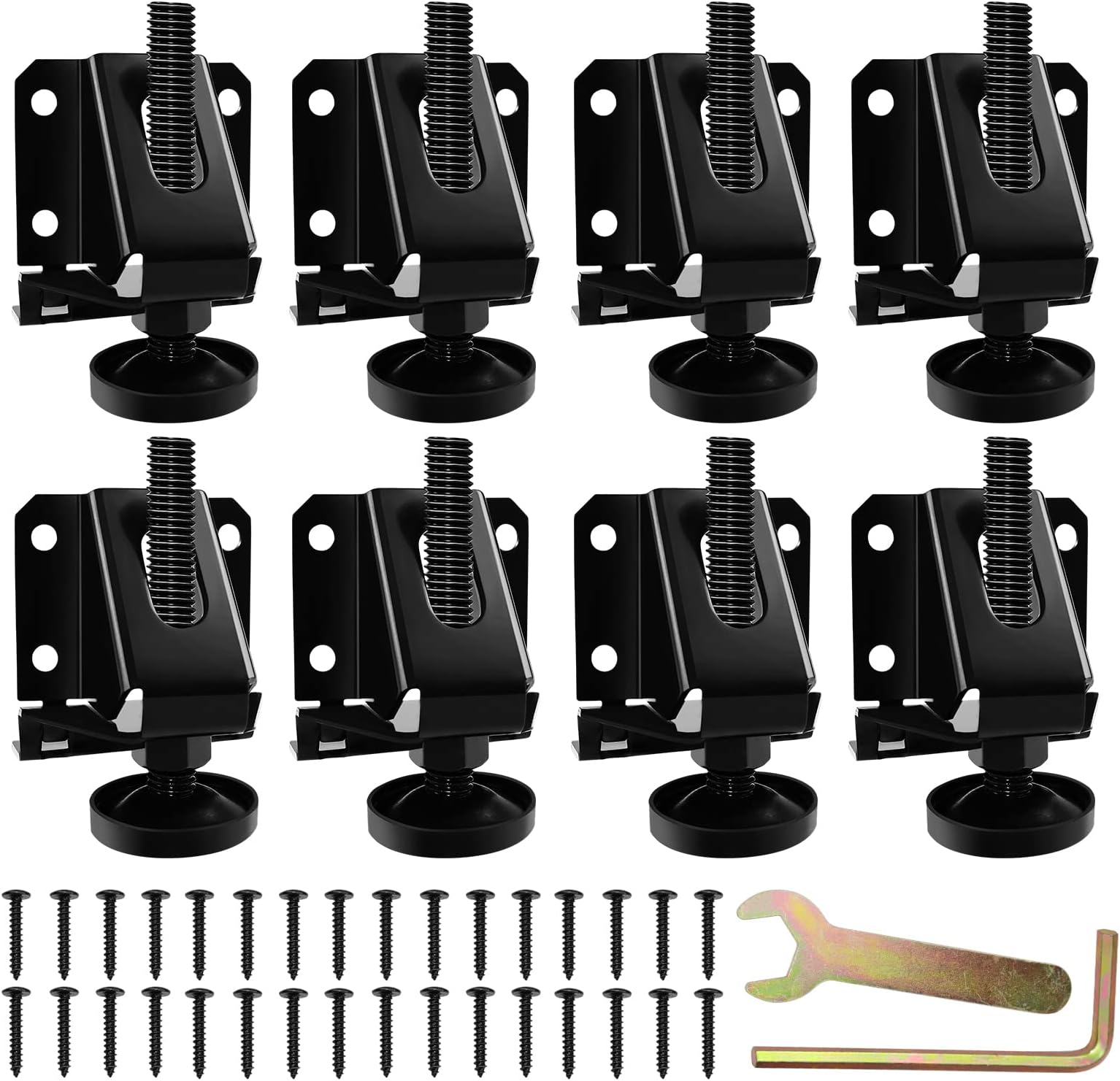 LOSCHEN] 8PCS Heavy Duty Adjustable Leveling Feet for Furniture,Hexagon ...