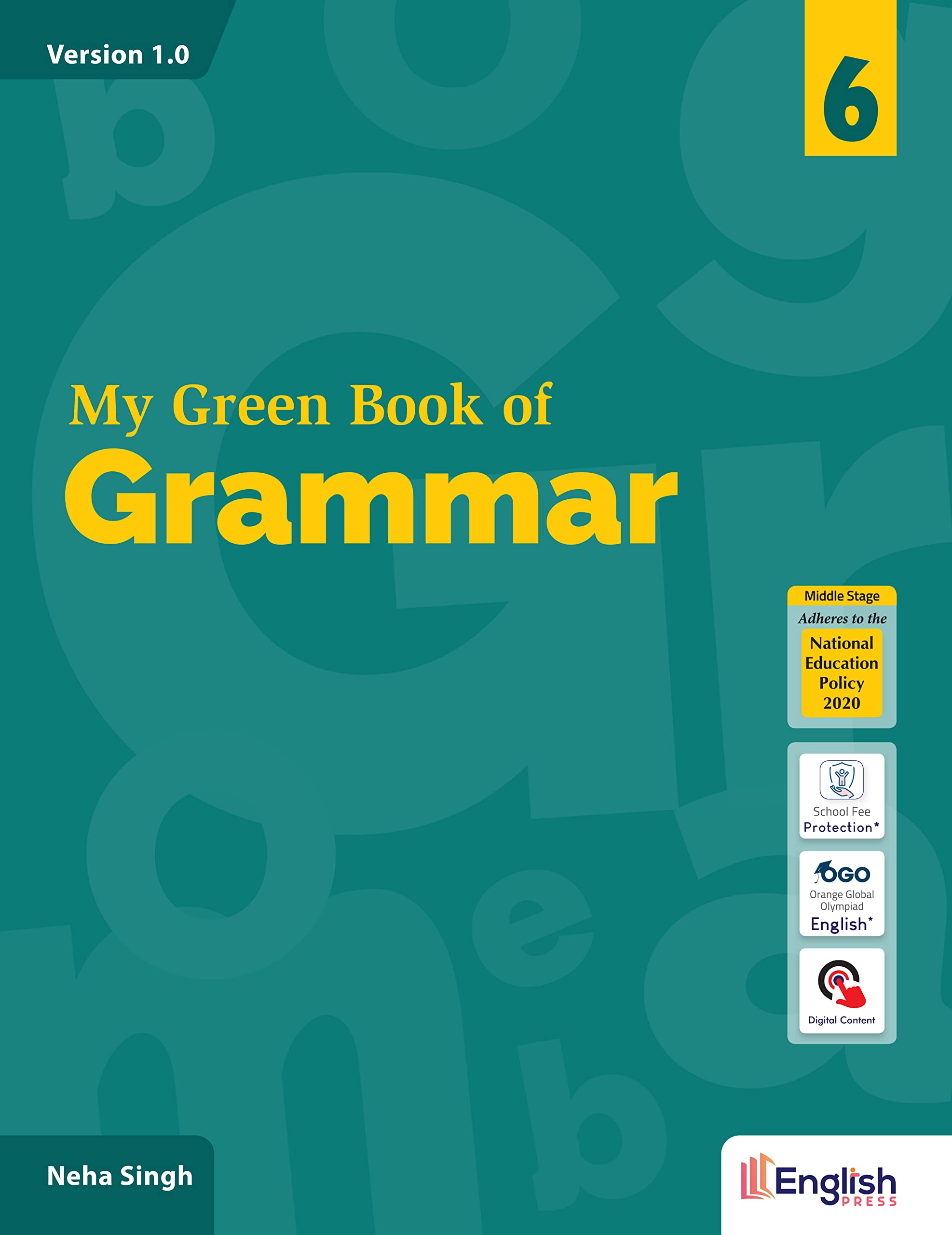 Buy My Green Book of Grammar for Class 6: A comprehensive grammar ...