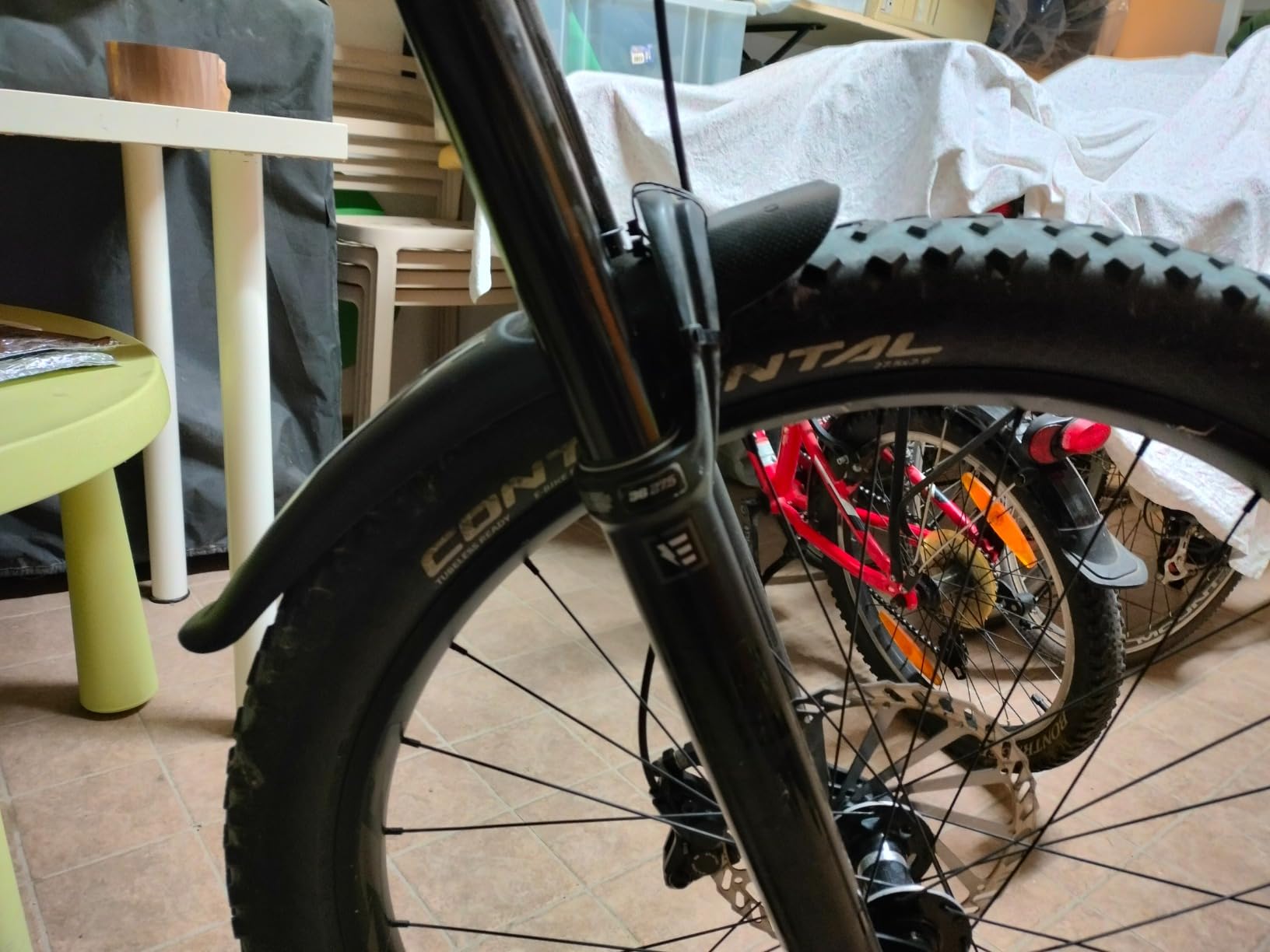 Reixuier Parafango MTB, Regolabili Parafanghi per Bici, Anteriore e ...