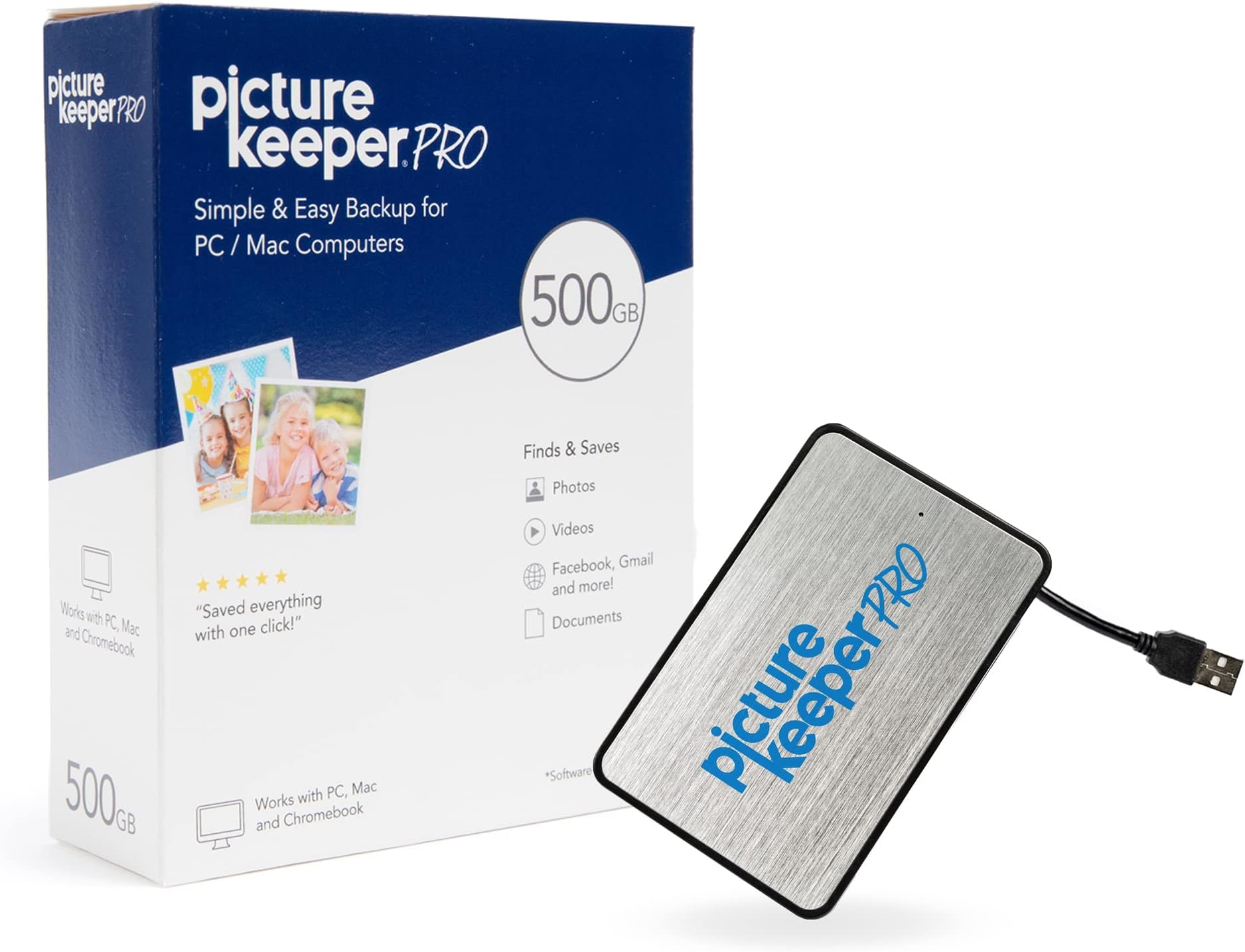 Amazon.com: Picture Keeper Ultimate Backup 500GB SSD : Electronics