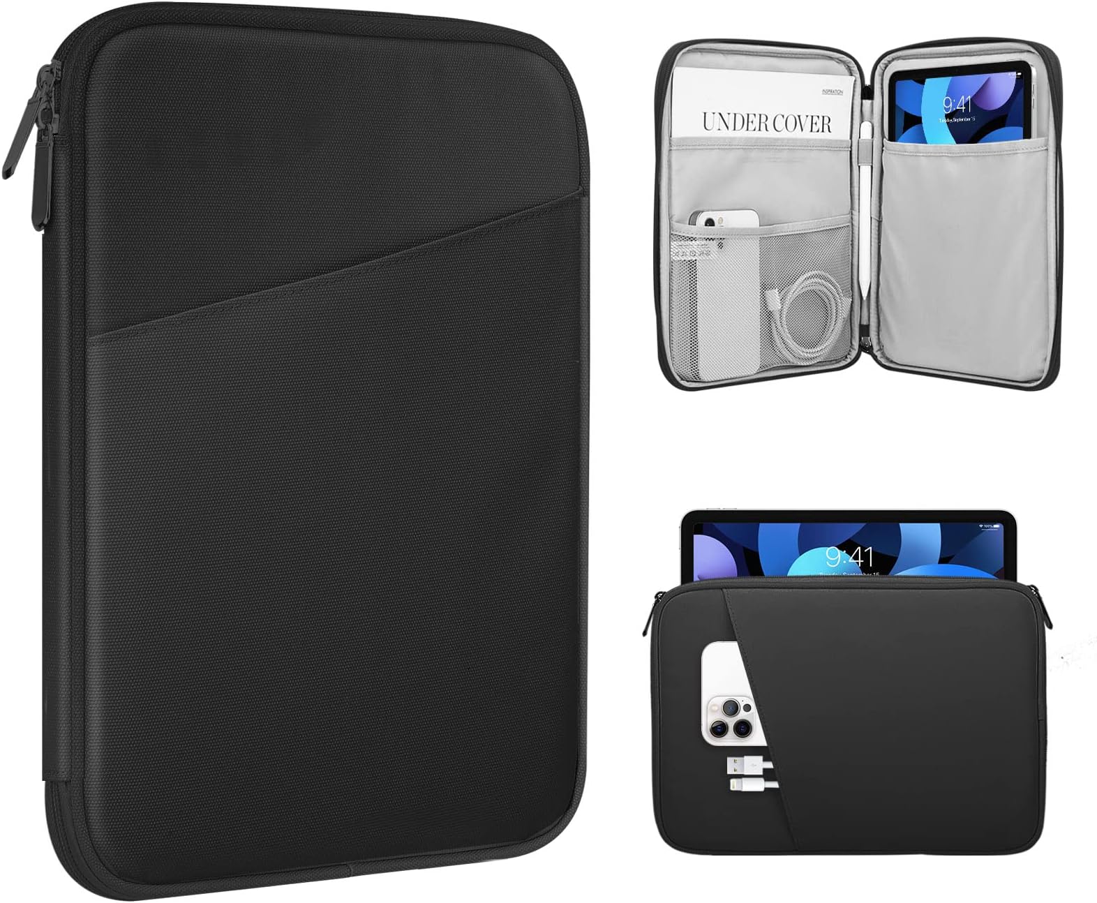 Amazon.com: Amazon Basics 8-Inch Tablet Sleeve Case - 5-Pack, Black ...