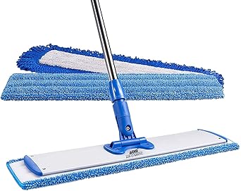 AIR O MATIC Microfiber Dry Mop Set 18" (Blue) : Amazon.in: Home Improvement