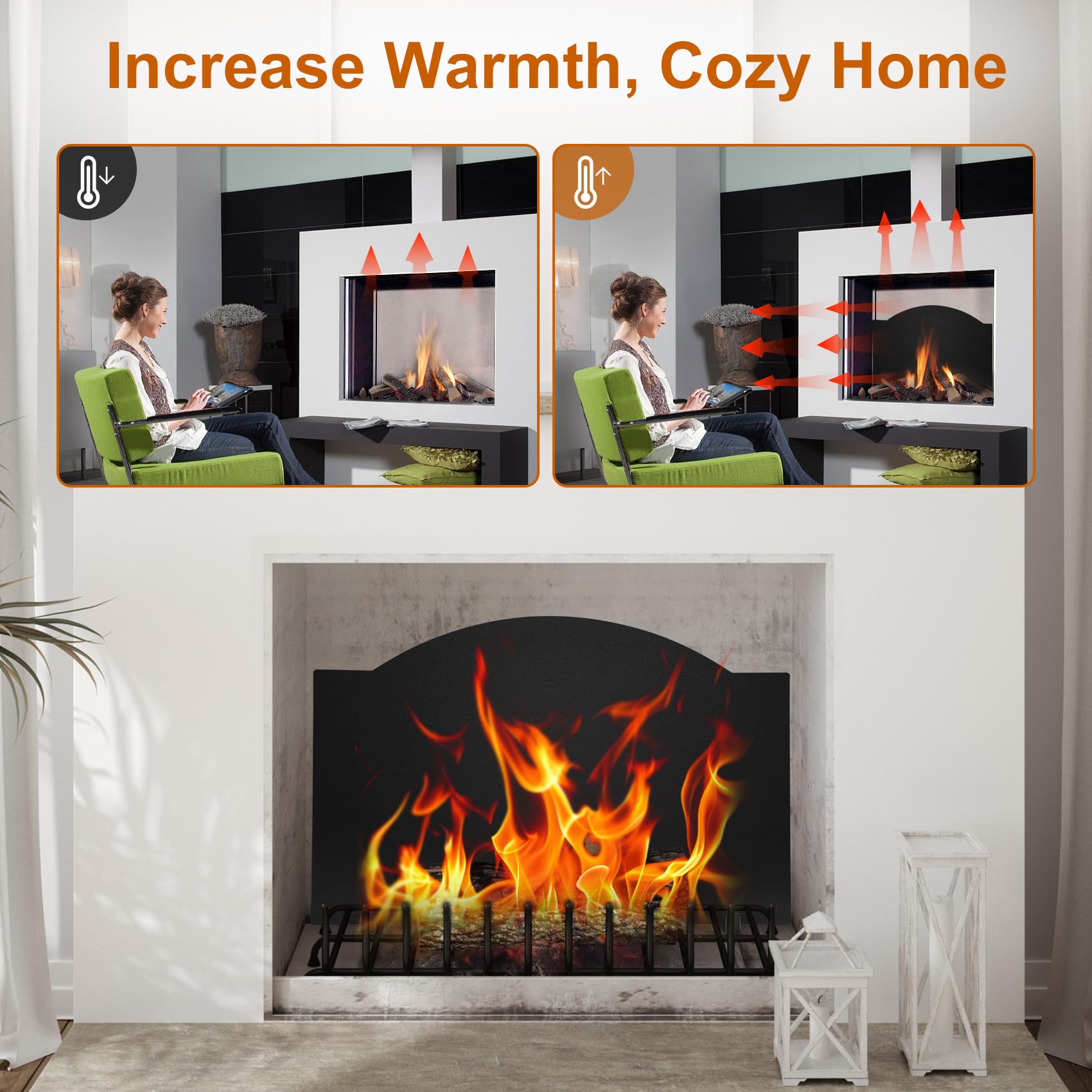 Gas Fireplace Insert Aazon.co: INNO STAGE 22\" Fireback For Fireplace ...