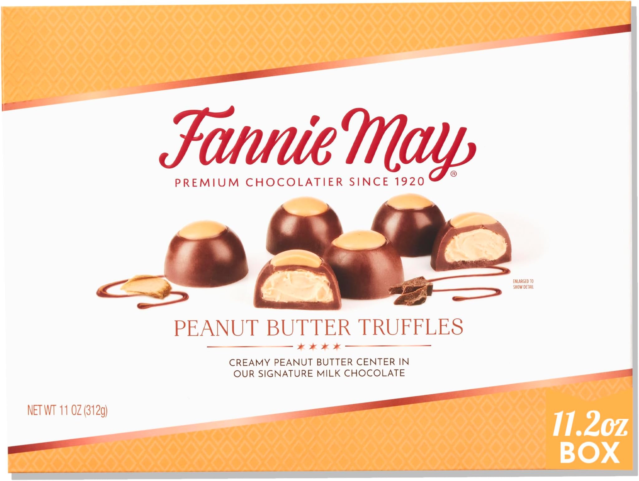 Amazon.com: Fannie May, Milk Chocolate Holiday Gifts, Peanut Butter ...