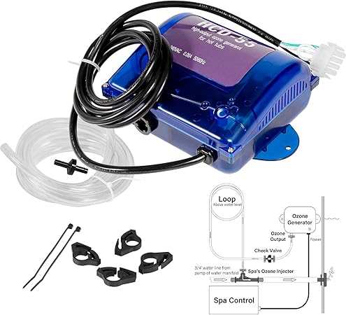 Amazon.com: Upgrade HCD-55 Spa Ozonator Kit: Hi-Output Ozone Generator Replacement for Clarathon ...