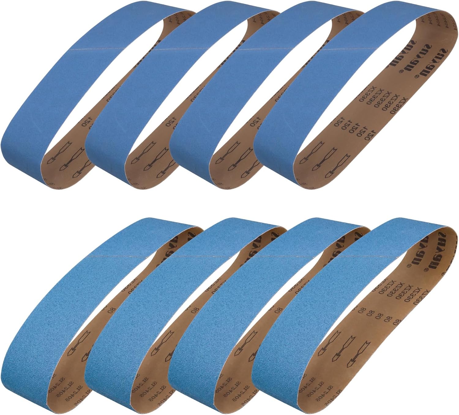 4 x 36 Sanding Belts, 4x36 Inch Zirconia Sanding Belts, 2 Each of 40/60 ...