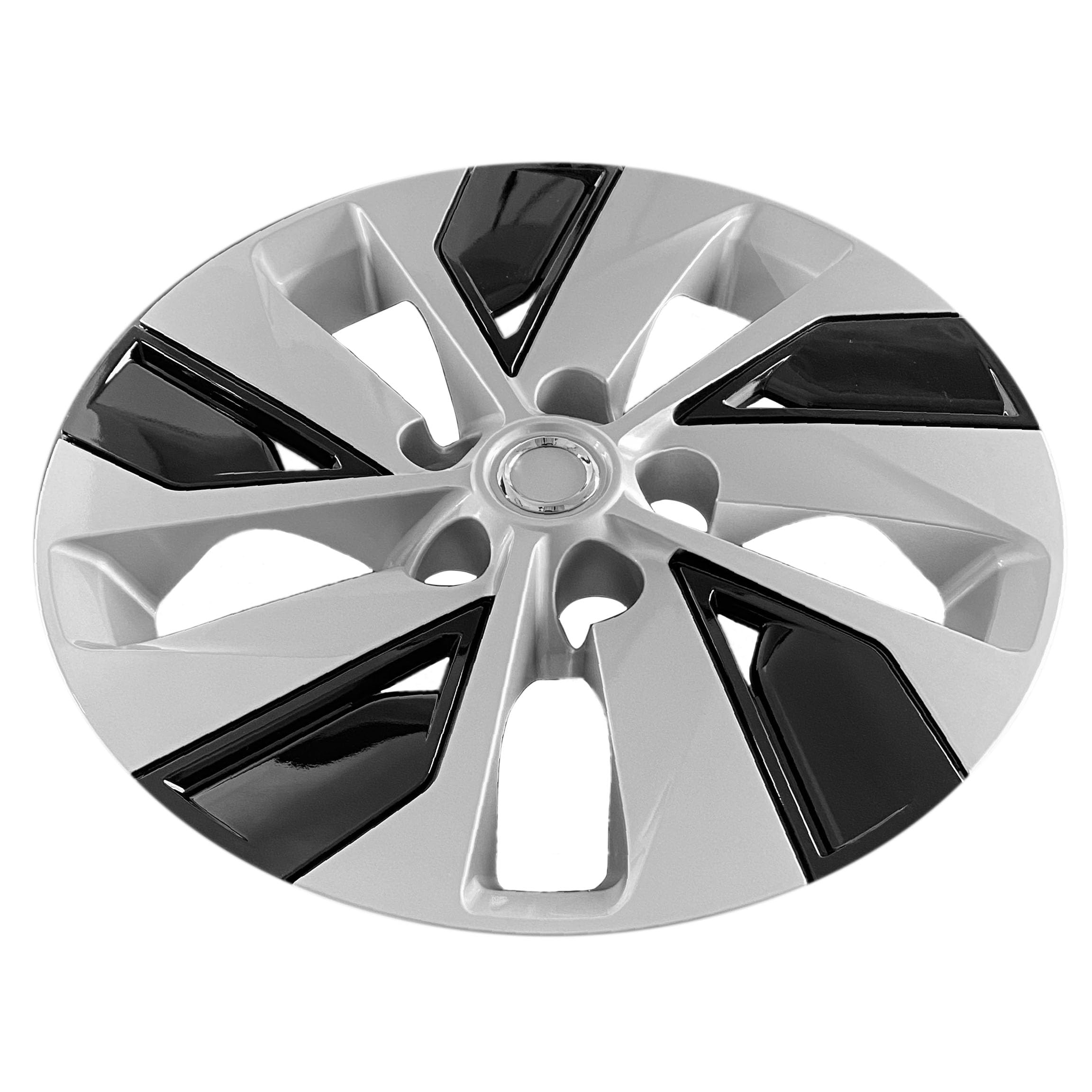Snapklik.com : Hubcapscom - Premium Quality 16 Inch Silver & Black ...