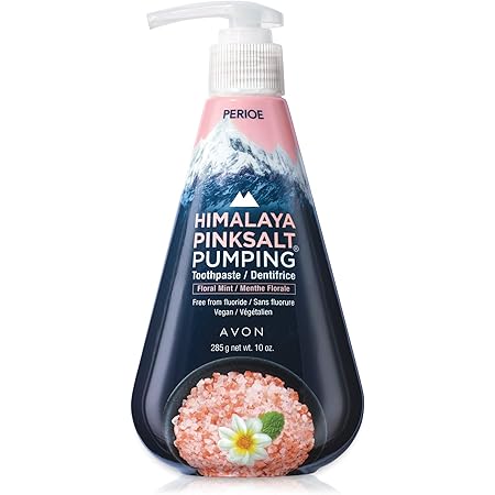 Amazon.com : Perioe Himalaya Pink Salt Toothpaste - Floral Mint Pump ...