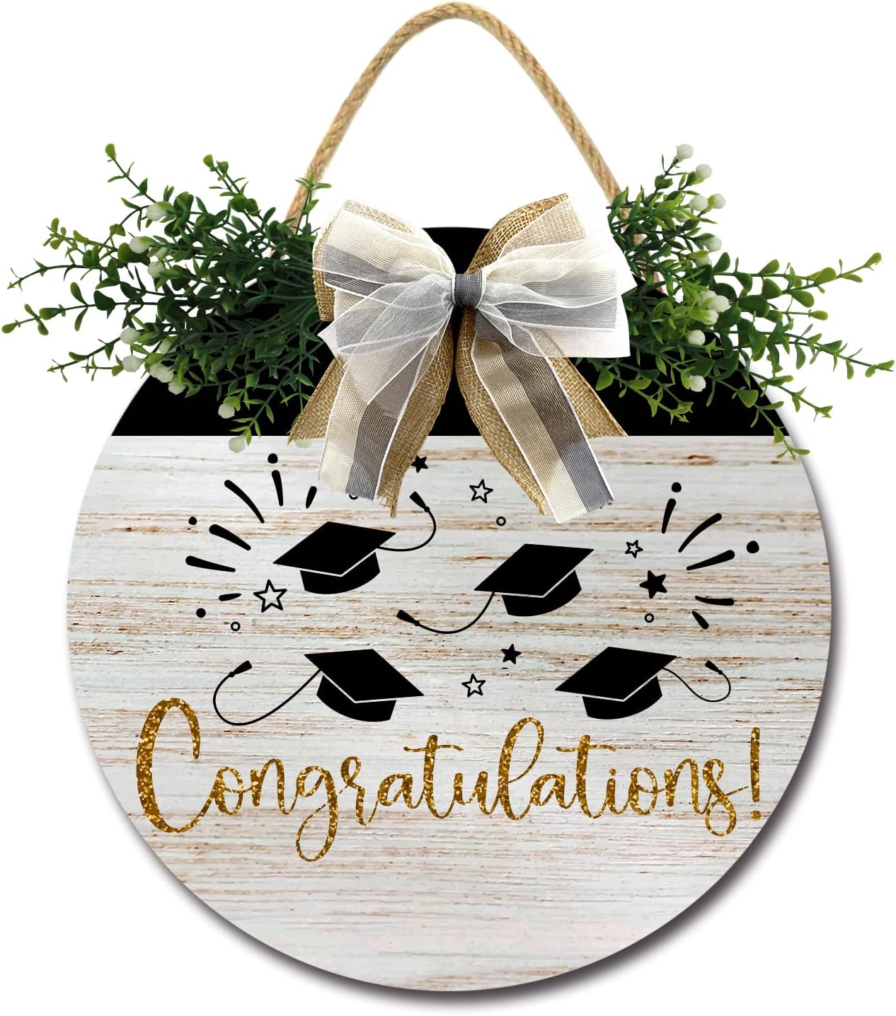 Amazon.com: 2024 Graduation Hanging Signs for Front Door, Welcome ...