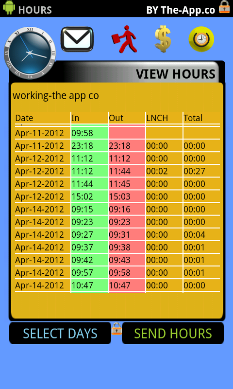 .Hours - Time Clock / Card Free - App on Amazon Appstore