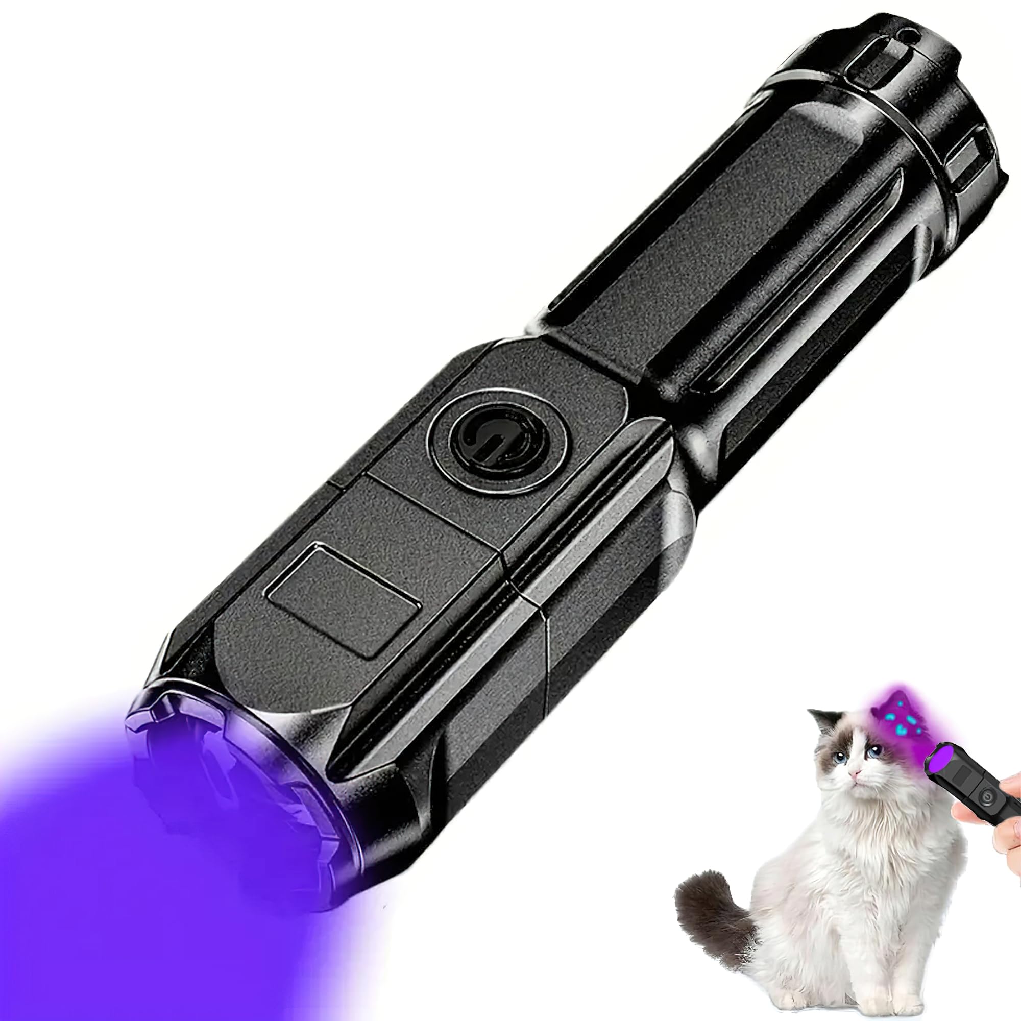 BARINLE Rechargeable UV Light Torch, 395nm Black Light, USB C ...