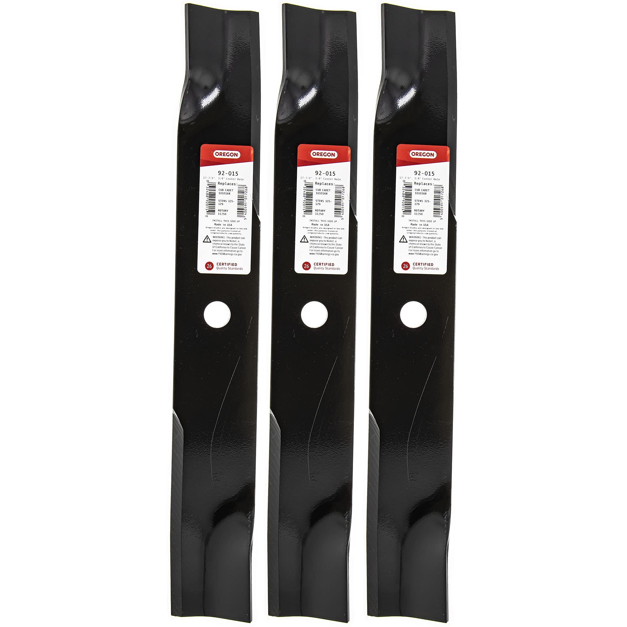 Amazon.com : Oregon 92-015 Pack of 3 Mower Blades - 17-7/8" : Patio ...