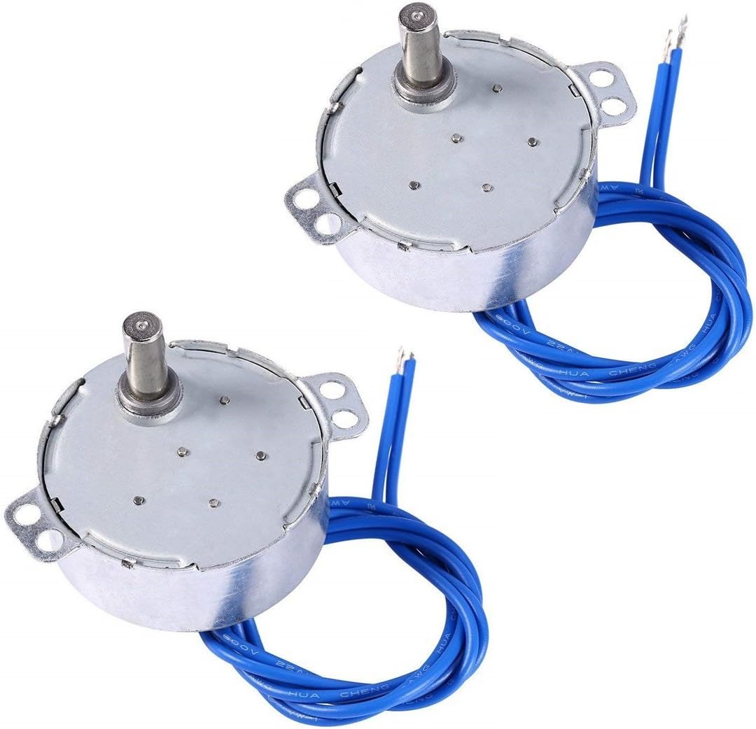 2PCS Synchronous Synchron Motor 50/60Hz AC 100~127V 4W 5-6RPM/MIN CCW ...