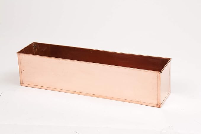 Amazon.com : 36" Copper Window Box Liner : Patio, Lawn & Garden