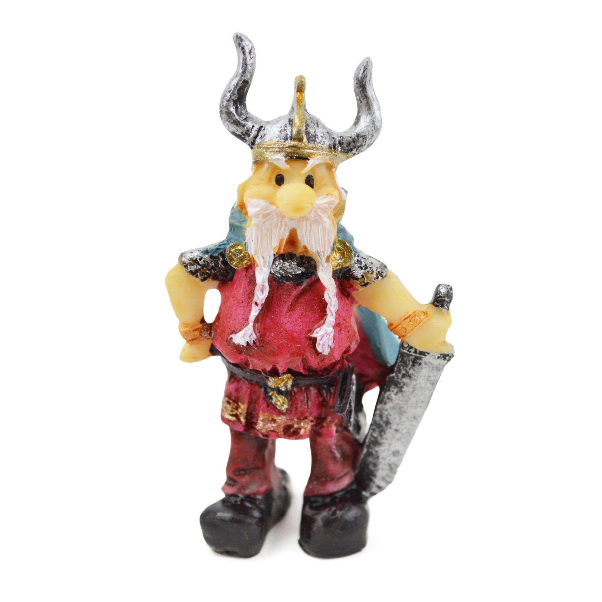 Amazon.com: Norwegian Viking Poly Resin Collectible 2.5" Miniature with ...