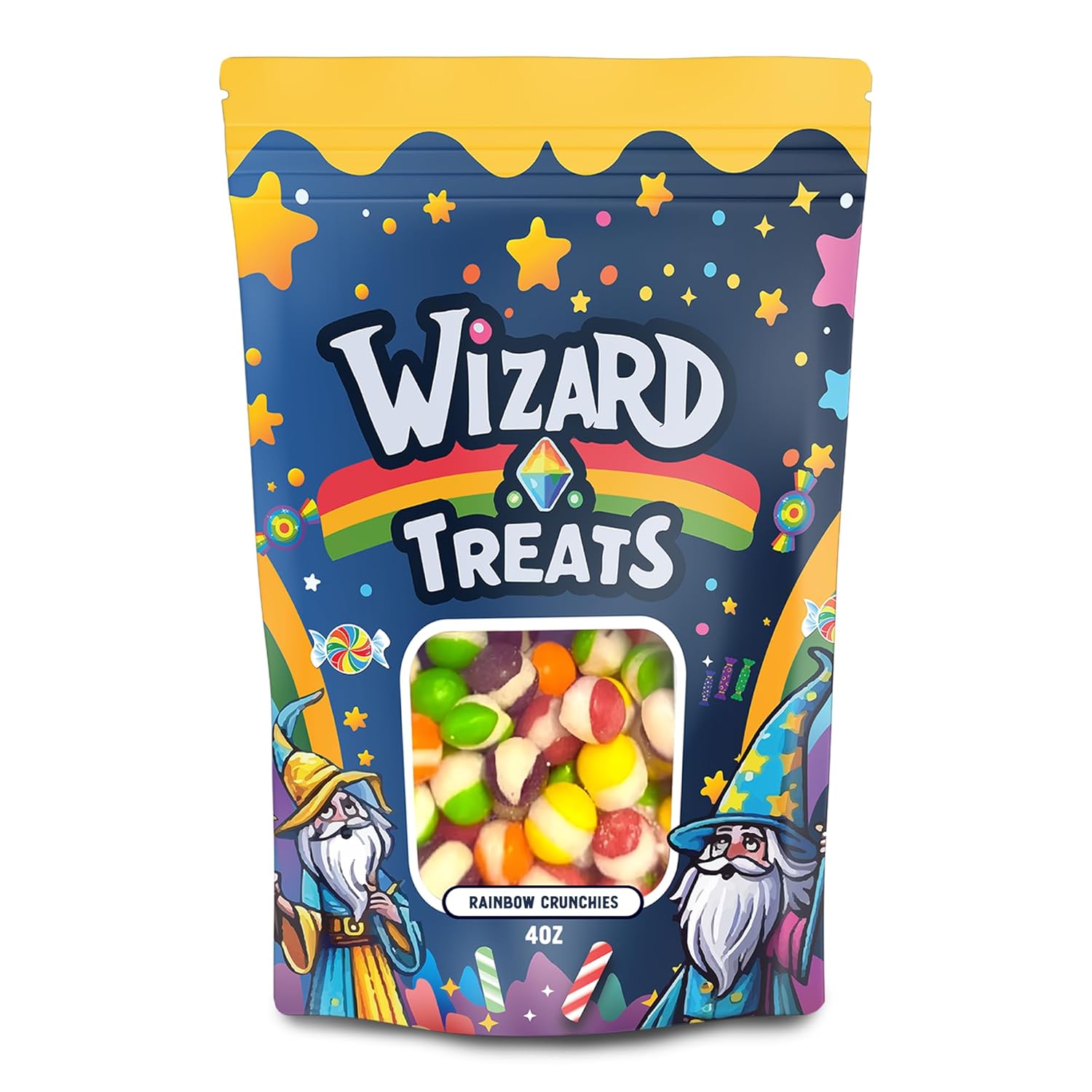 Amazon.com: Wizard Treats Freeze Dried Candy - Rainbow Crunchies ...