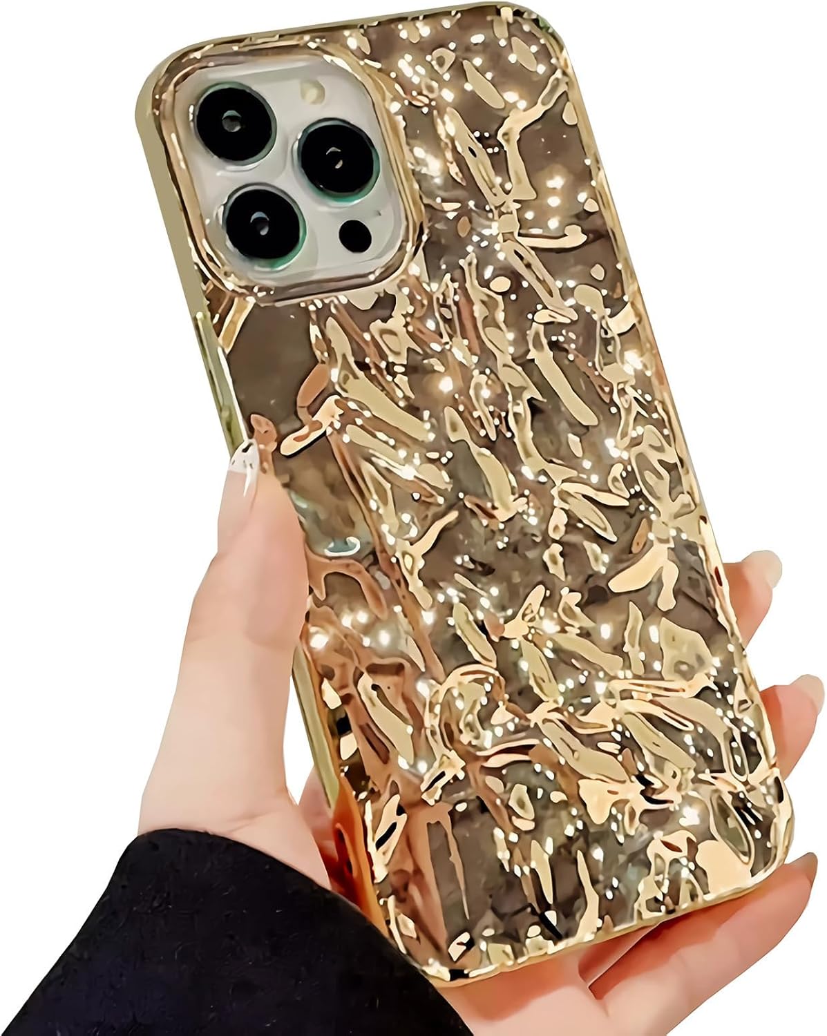 Amazon.com: ekoneda Compatible for iPhone 14 Pro Max Case Cute Glitter ...