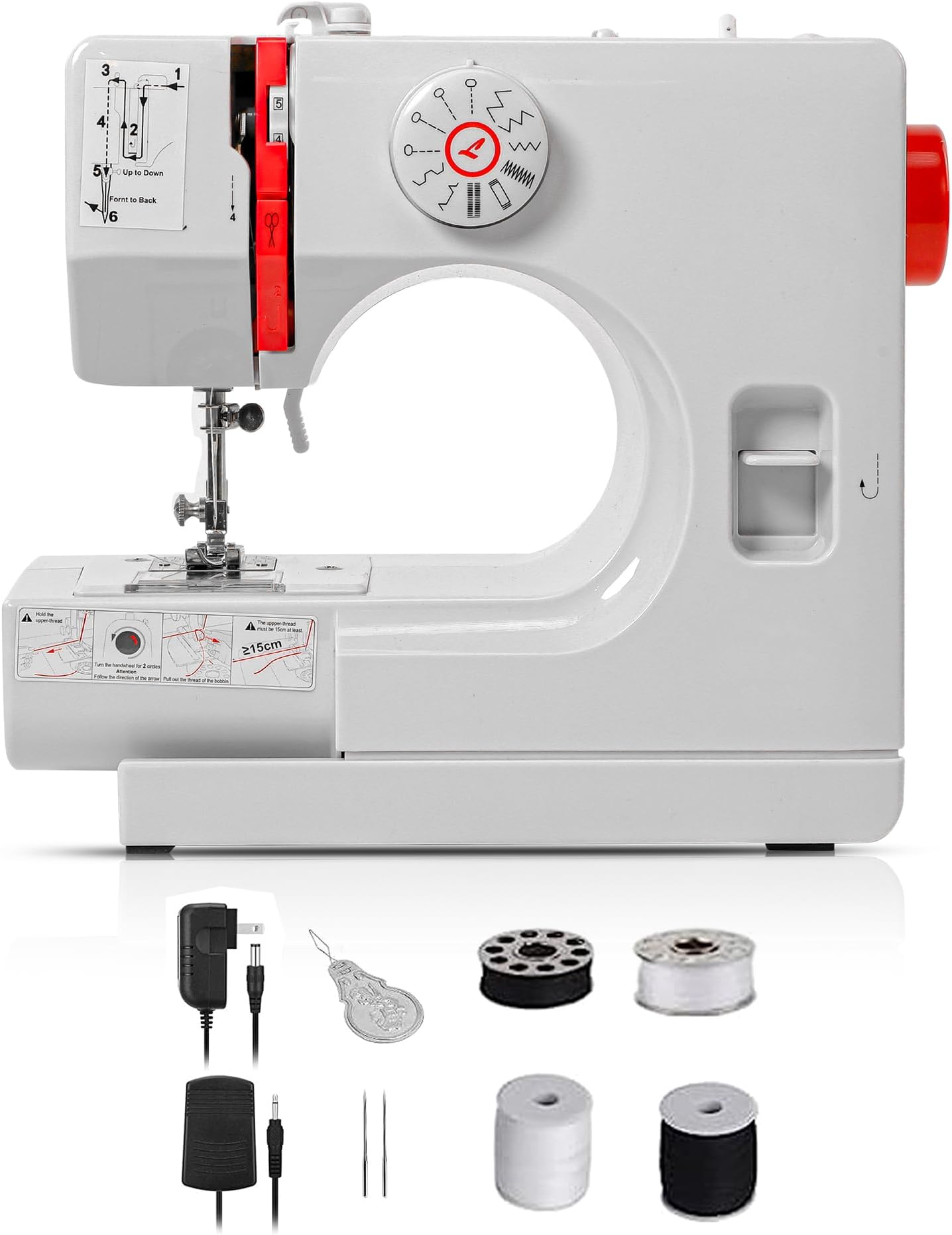 Amazon.com: Best Choice Products Compact Sewing Machine, 42-Piece ...