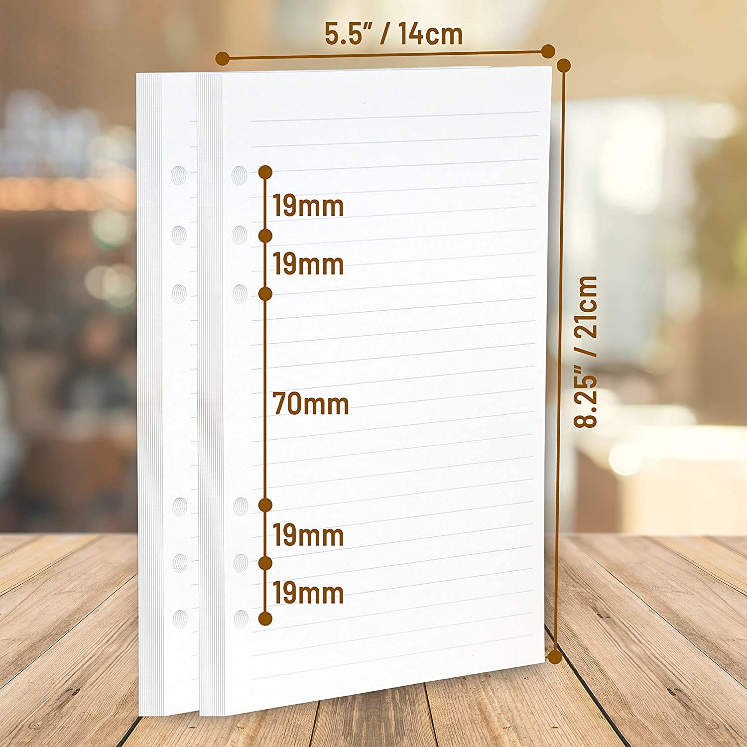 Snapklik.com : Wanderings Vintage A5 6-Ring Blank Binder Planner ...