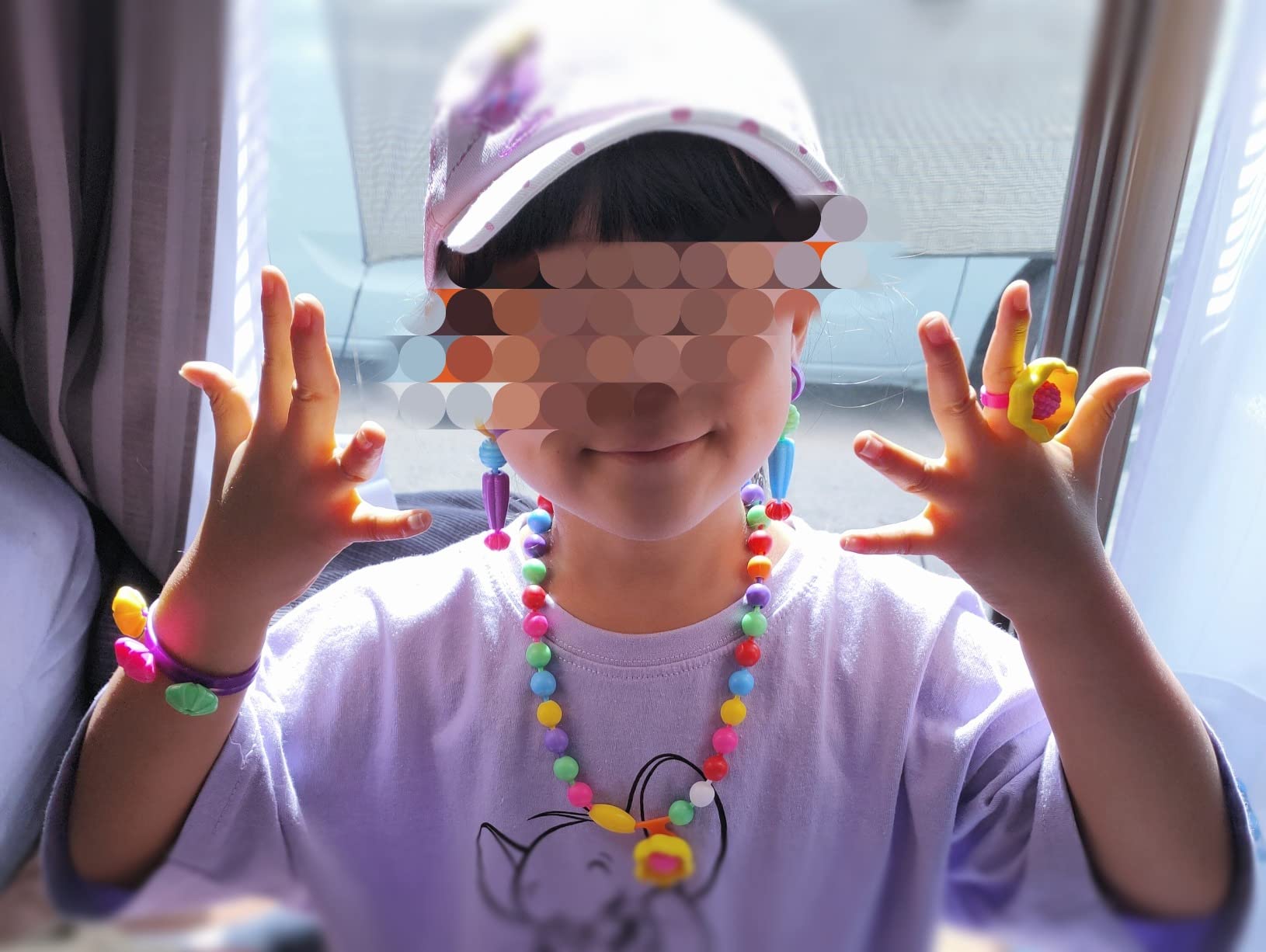 Amazon.co.jp: TREXIO おもちゃ ビーズ アクセサリーキット 1000個セット 女の子 知育玩具 メイキングトイ (日本語 ...