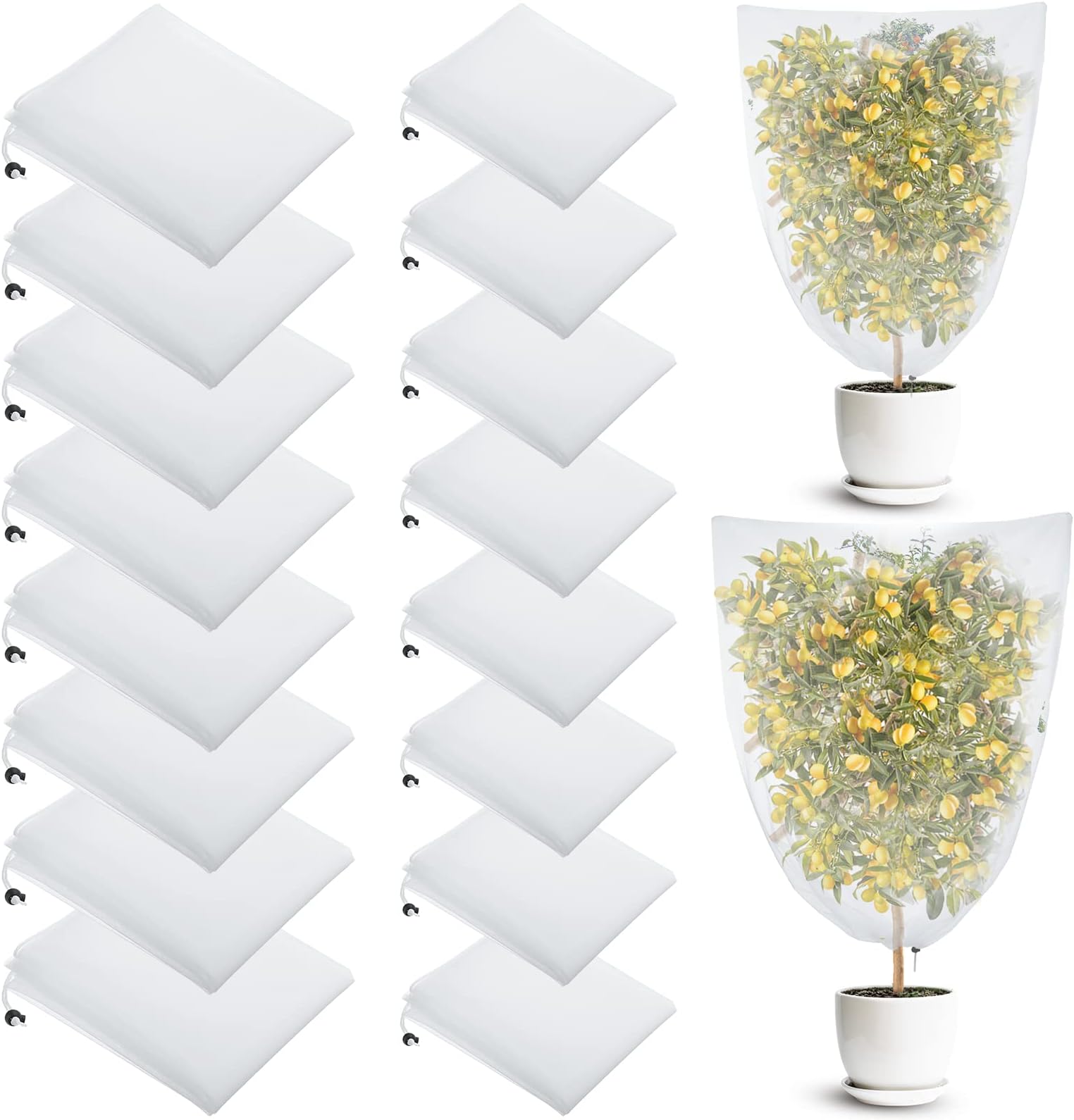 Amazon.com : 6 Pack 8.2 x 6.5 Feet Insect Bird Barrier Netting Mesh ...