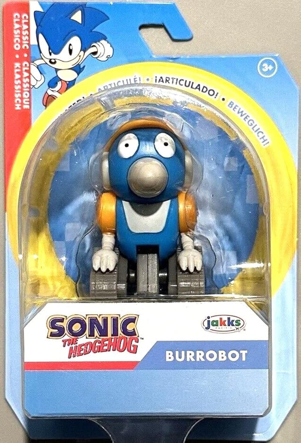 Sonic The Hedgehog Burrobot Mini Figure 2.5 inch - Packaging May Vary ...