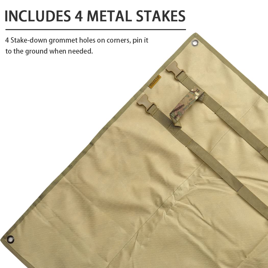 Snapklik.com : MOZETO Shooting Mat Extra Large Shooting Mats Prone Padded