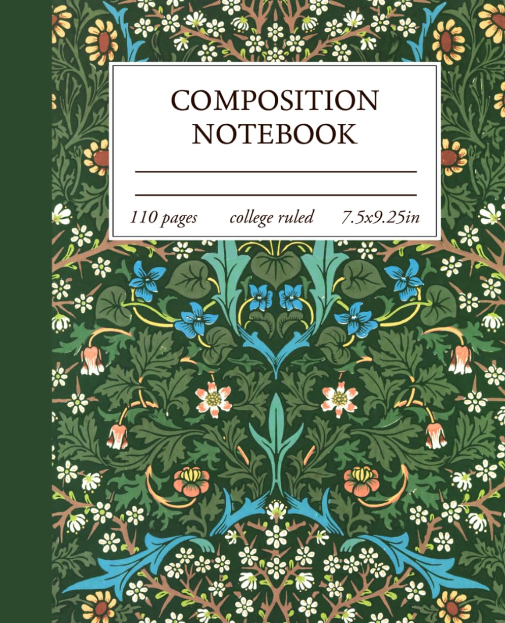 Amazon.com: Composition Notebook College Ruled: Beautiful Vintage ...