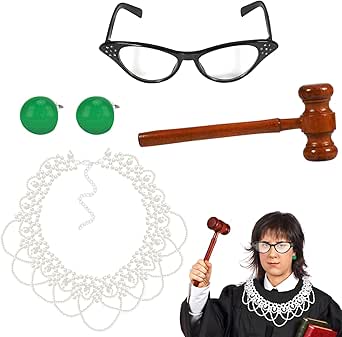 Amazon.com: XEPST Judge Costume Set for Women - 4PCS Judge Costume ...
