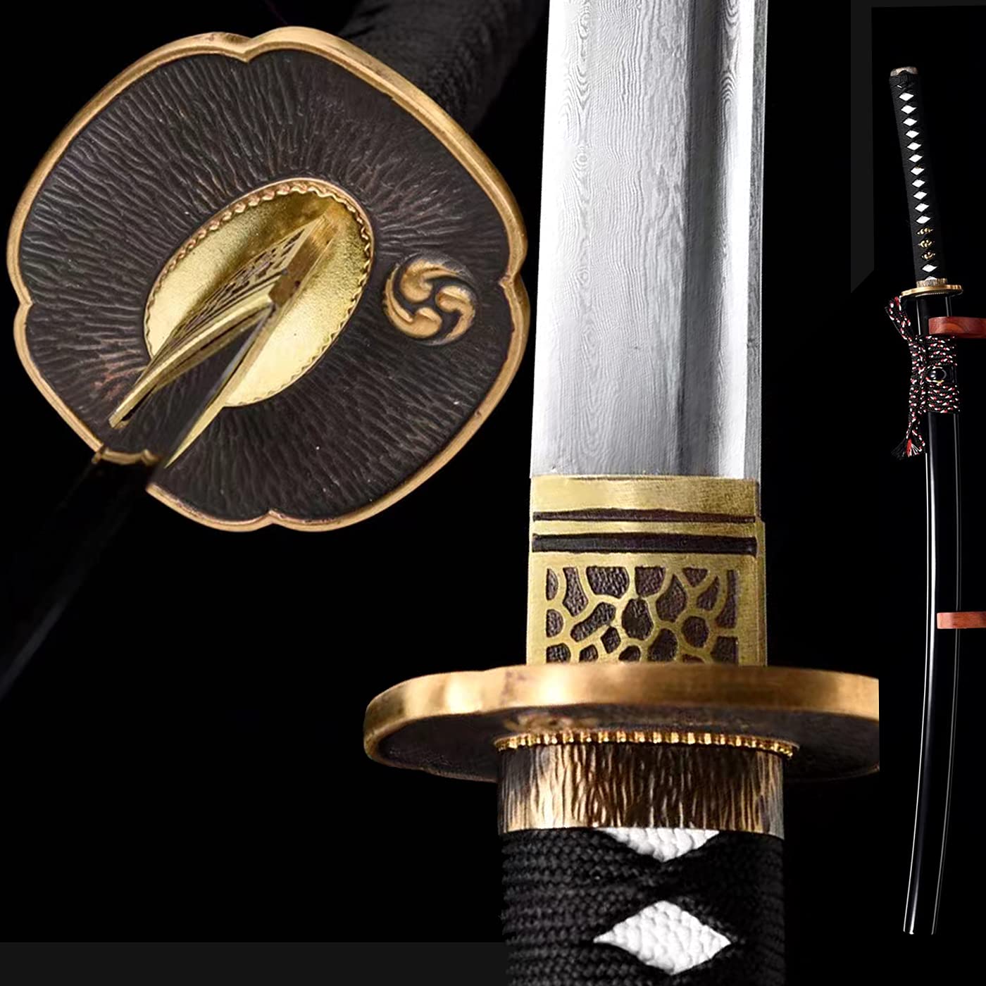 Buy HERO Battle Ready Authentic Katana s Sharp Japanese Samurai ...