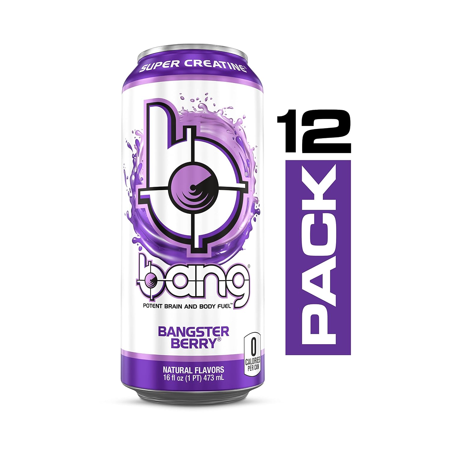 Buy Bang Bangster Berry Energy Drink, 0 Calories, Sugar Free with Super ...