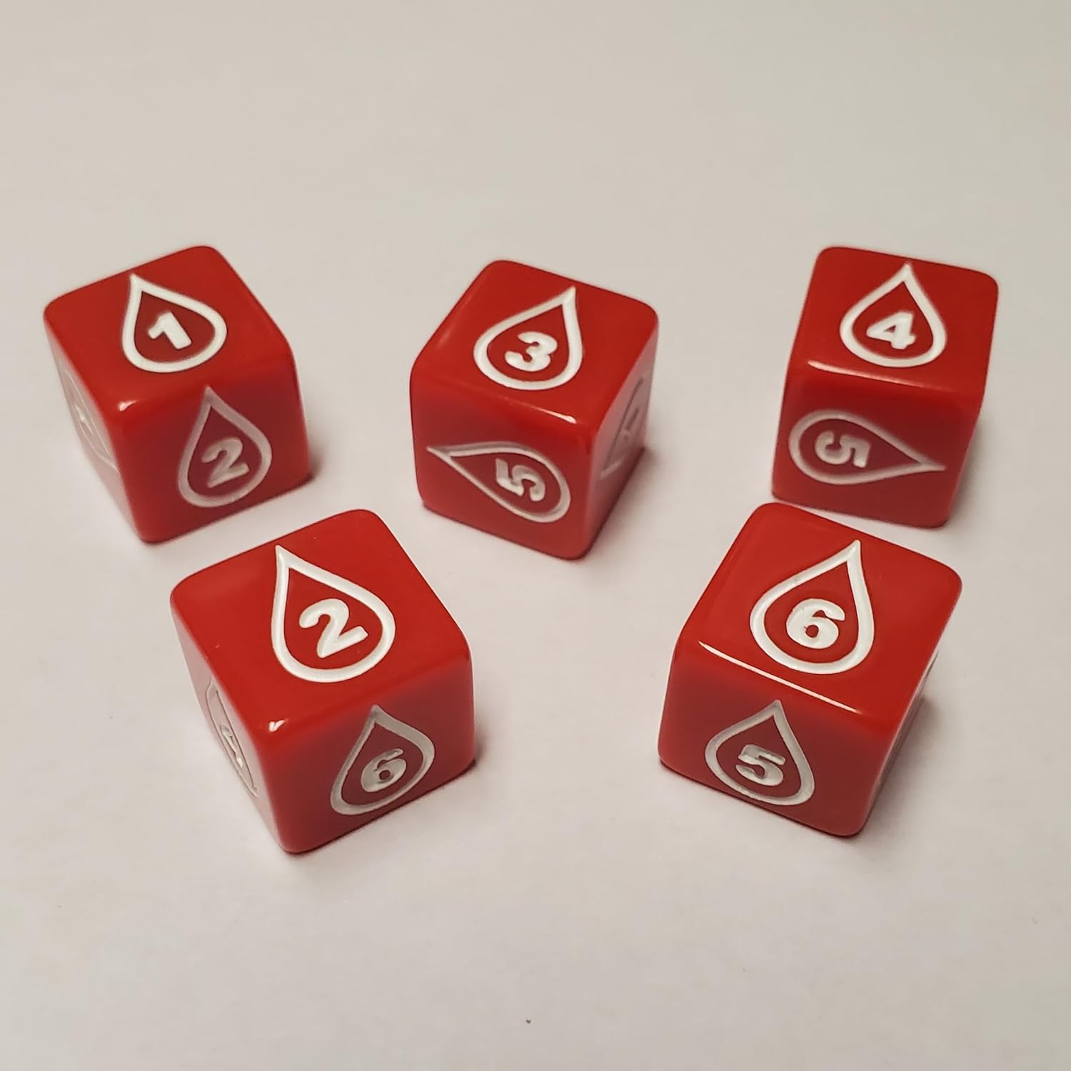 Amazon.com: 5X Blood Dice: Great for Blood Counters Compatible with ...