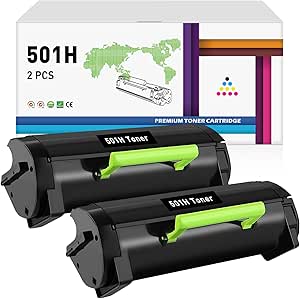 Amazon.com: MasaiMara 50F1H00 501H Toner Cartridge for Lexmark MS310 ...