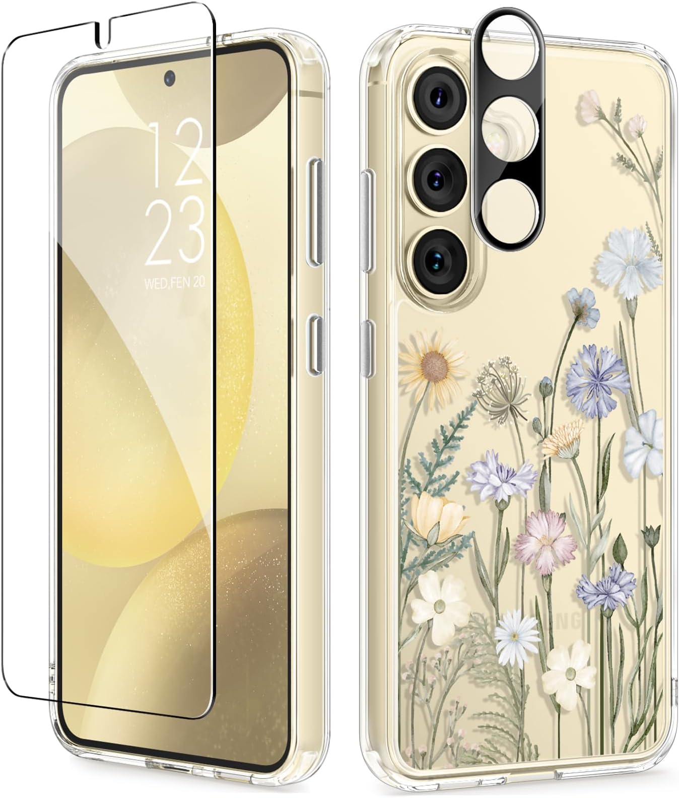 Amazon.com: RANZ Case for Galaxy S24 Plus, Anti-Scratch Shockproof ...