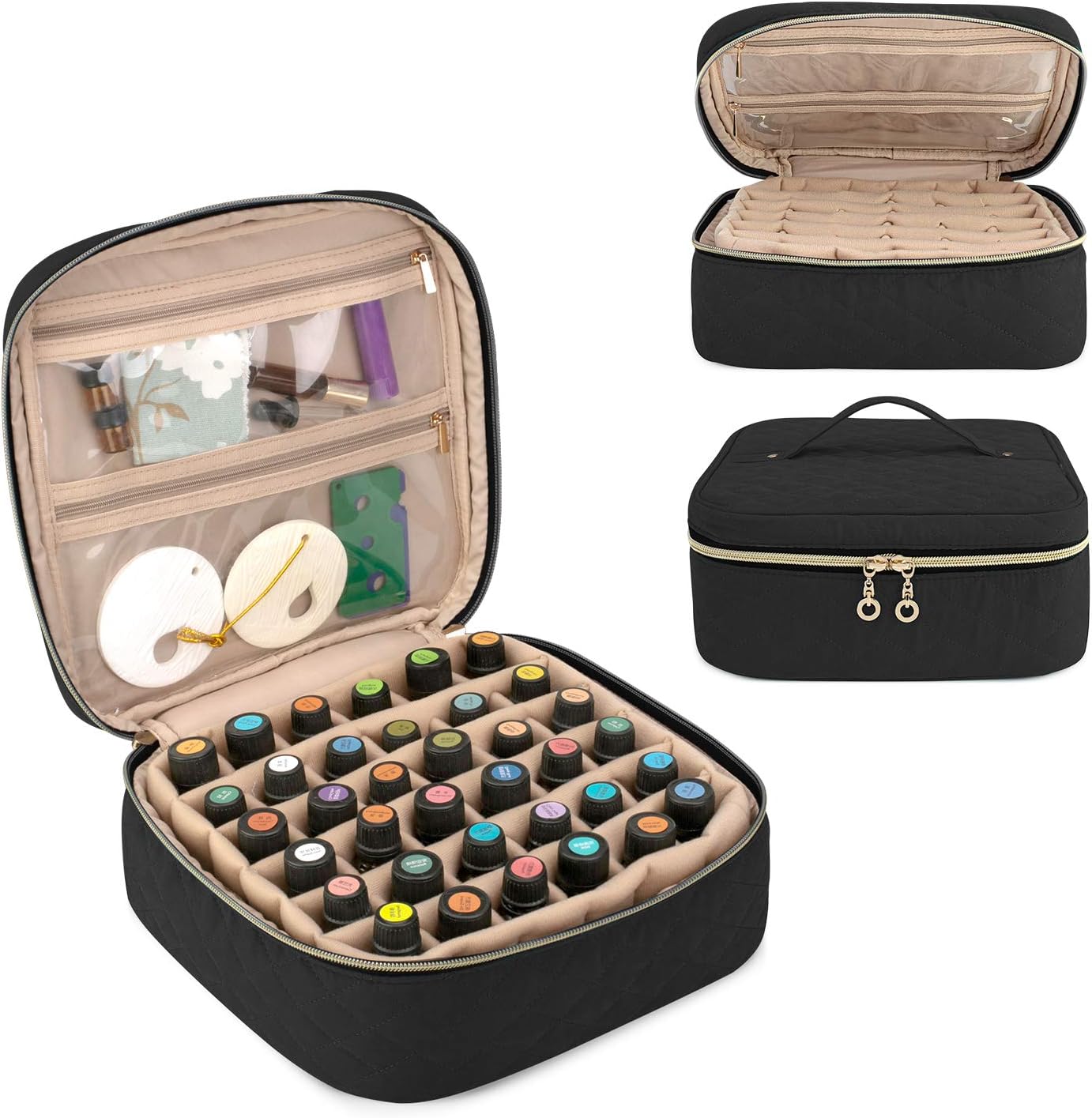 Amazon.com : Yarwo Essential Oil Carrying Case - Holds 36 Essential ...