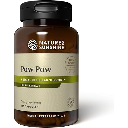 Amazon.com: Nature's Sunshine Paw Paw Cell-Reg, 180 Capsules | Contains ...
