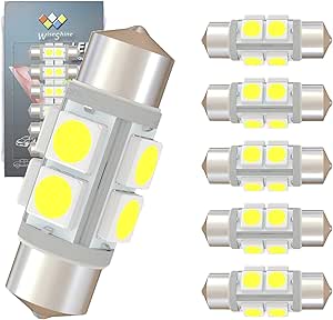 Amazon.com: Wiseshine DC 24V 31mm DE3175 Festoon LED Bulb Extremely ...
