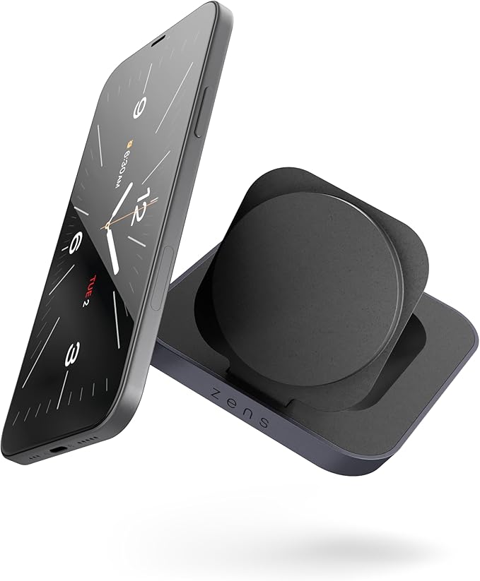 Amazon.com: Zens Nightstand Wireless Travel Charger, MagSafe & Qi ...