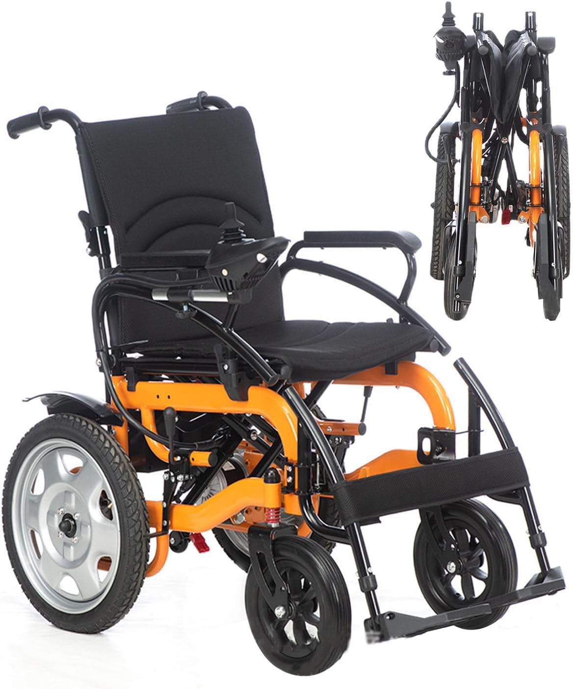 ANBTUKJ Electric Wheelchair, Compact and Portable Folding Carry ...