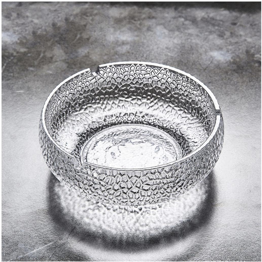 Amazon.com: Multi-style Glass Large Ashtray to Prevent Flying Ashes ...